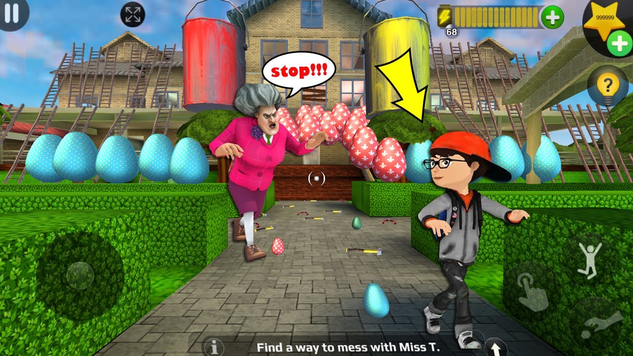 Spam Multi trap and ladders in Chapter Update Teacher Scary 3D Android ...