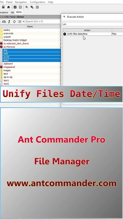 Unify Files Time on Windows #files #filemanager #time - YouTube