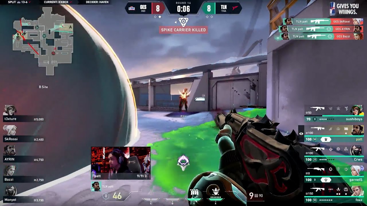 TLN patt Clean 3k vs Global Esports | VCT Pacific - YouTube