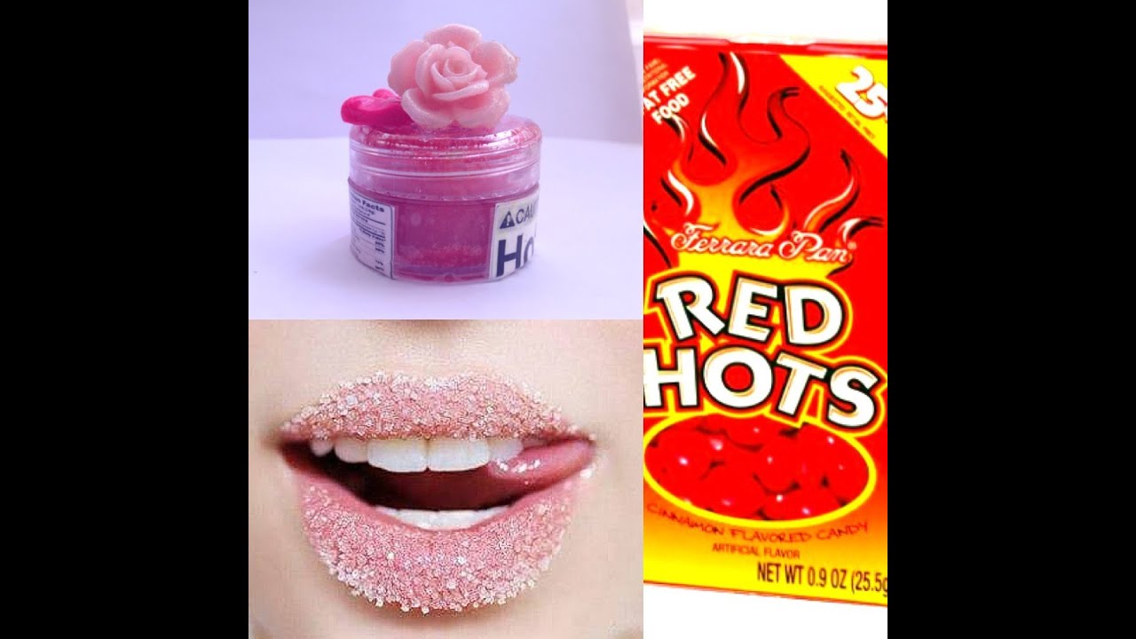 DIY:lip scrub ( red hot inspired) - YouTube