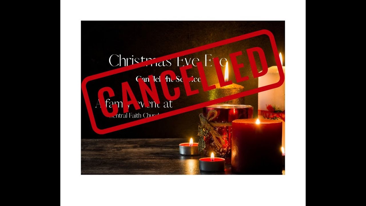 Christmas Eve Eve service canceled due to road conditions - YouTube