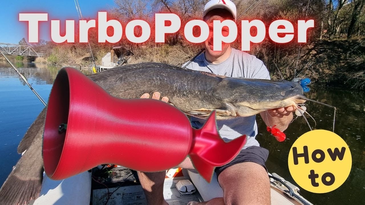 How to do Popping for Catfish (Barbel_Baber) with Turbo Poppers - YouTube