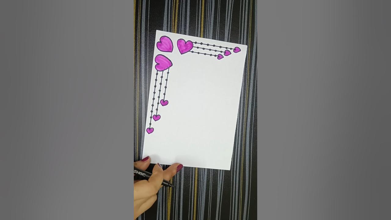 Notebook front page design😍 #projectworkdesigns #coverpageborders # ...