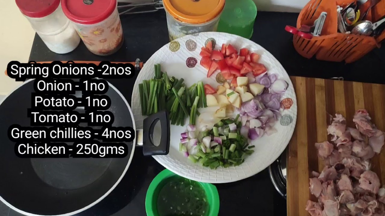 how to make Manipuri style chicken kangsoi - YouTube