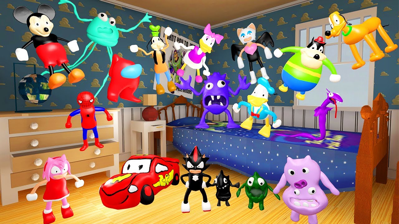 🧸 TOYROOM ALL NEW 3D SANIC CLONES MEMES GOOFY BANBAN SHADOW AMONG US ...