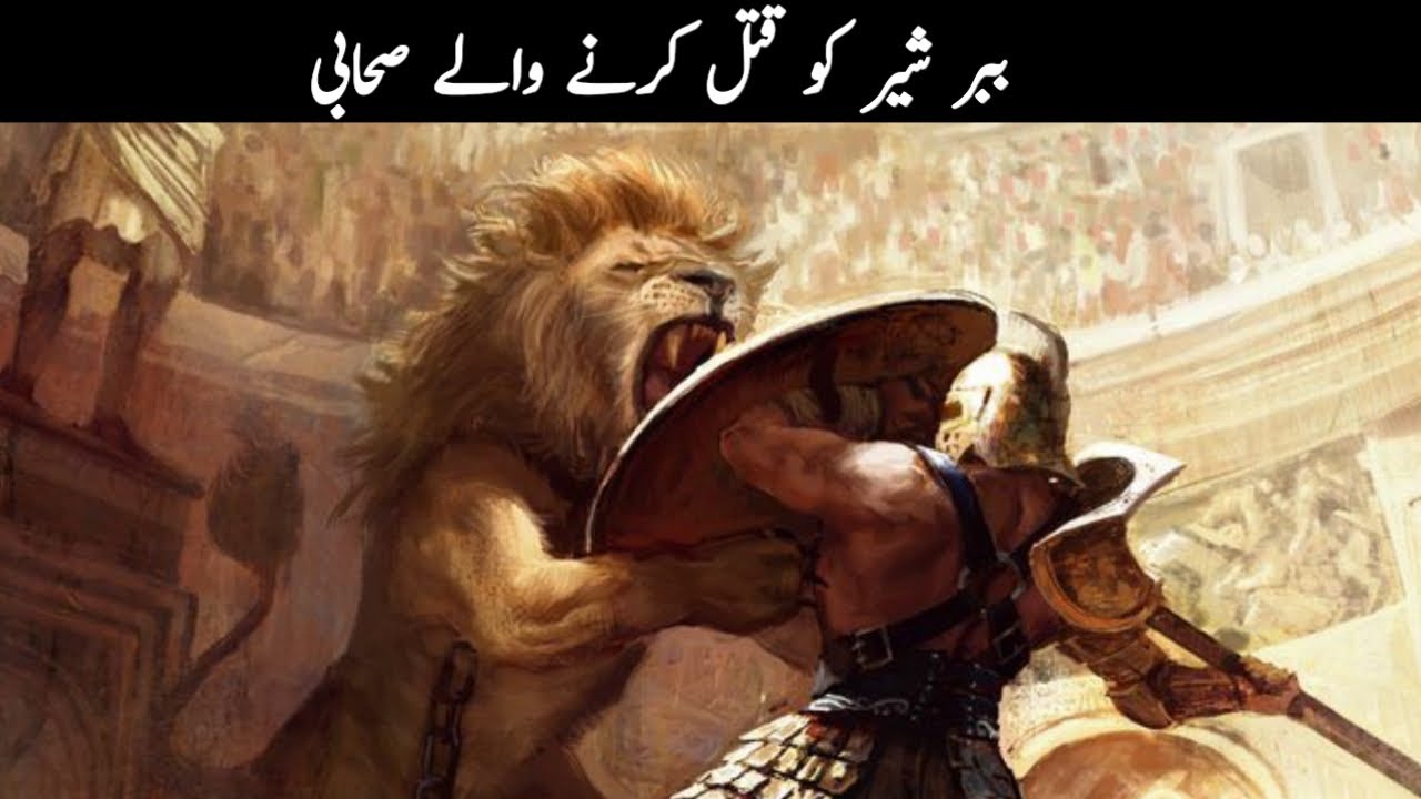 Lion vs muslim sahabi #muslim #lion #sahabi #seedharasta - YouTube