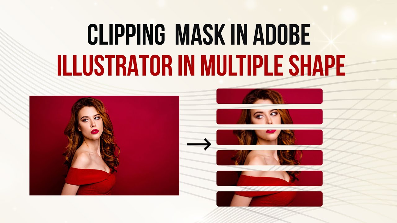 Clipping mask in Adobe Illustrator in Multiple Shape | Easy Tutorial in ...