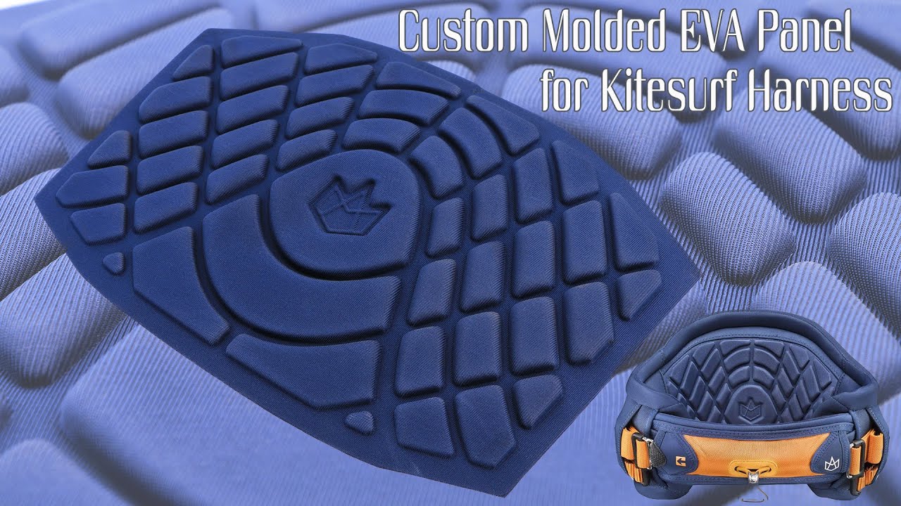 Molded eva sheet panel with embossed logo - YouTube