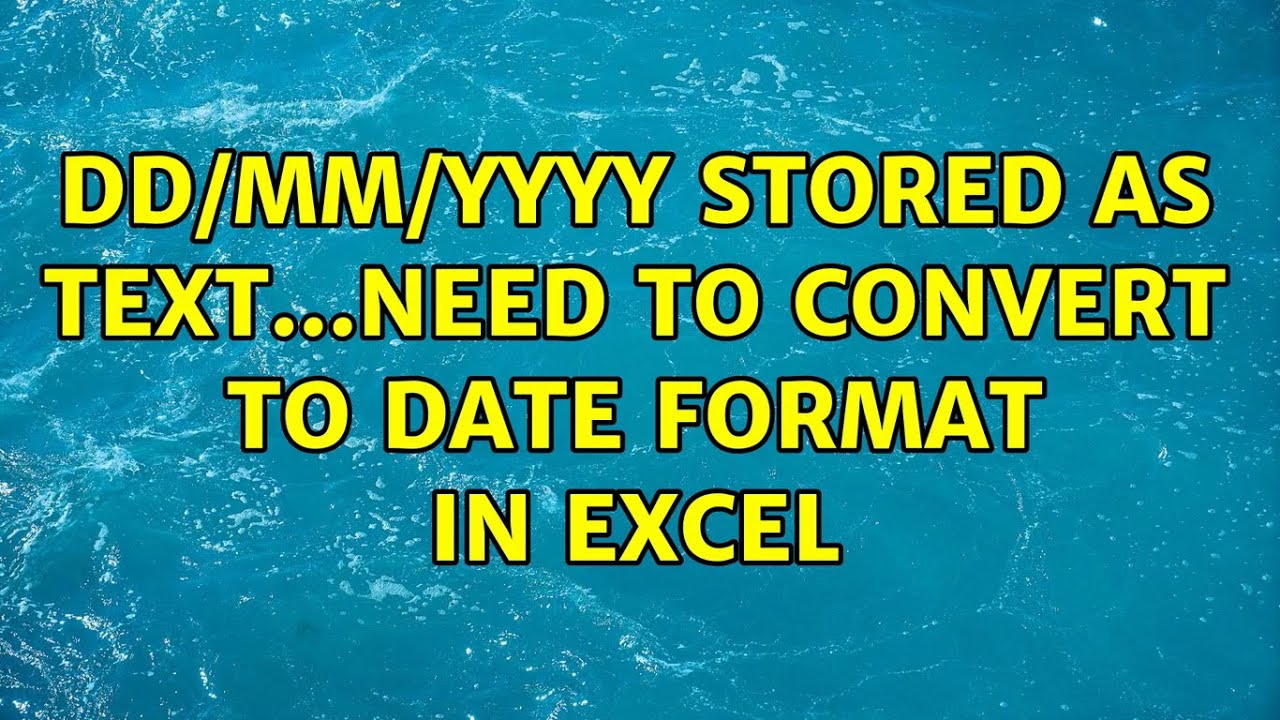 DD MM YYYY Stored As Text need To Convert To Date Format In Excel 2 DD MM YYYY Stored As Text need To Convert To Date Format In Excel 2