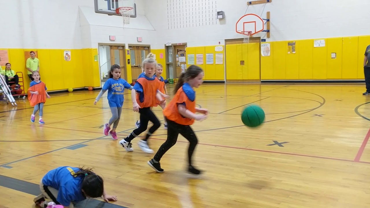 Paige's first full court game - YouTube