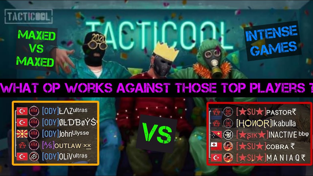 4 Epic #games 🥴 vs TOP most skilled & respectful #tacticool players # ...