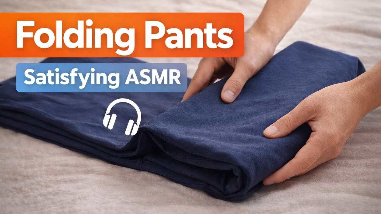 Quiet Moments: Folding Pants (ASMR) - YouTube