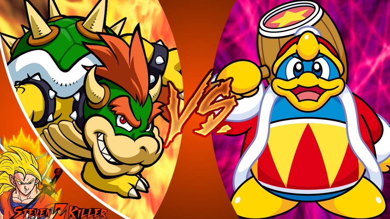 BOWSER vs KING DEDEDE! (Mario vs Kirby) Cartoon Fight Club Episode 176 ...