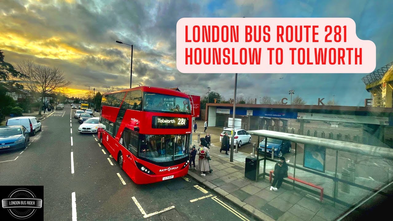 South-West London I rode bus 281 to see Twickenham Stadium Join me on ...