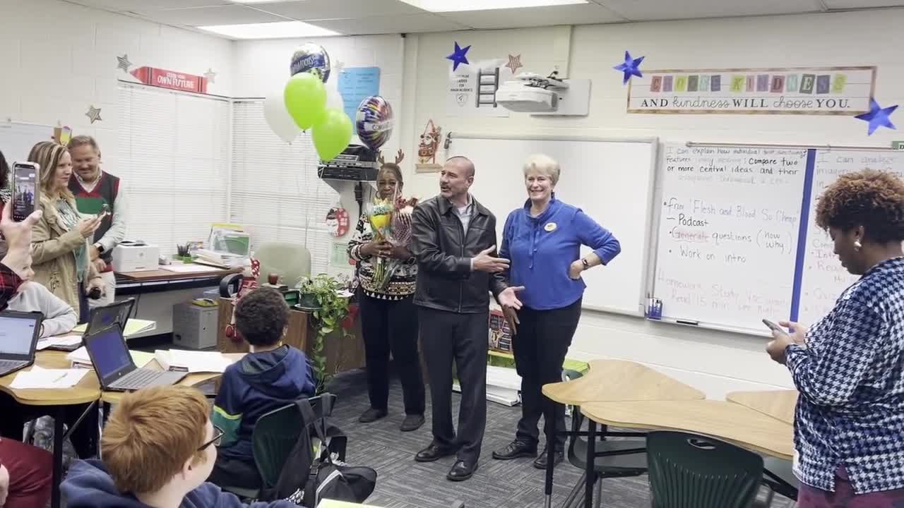 RAW VIDEO: Leon County Schools surprises 2023-2024 teacher of the year - YouTube