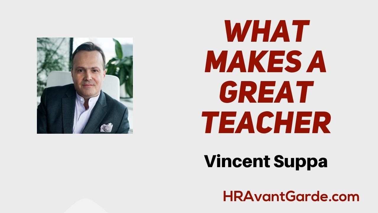 Vincent Suppa: What makes a great teacher - YouTube