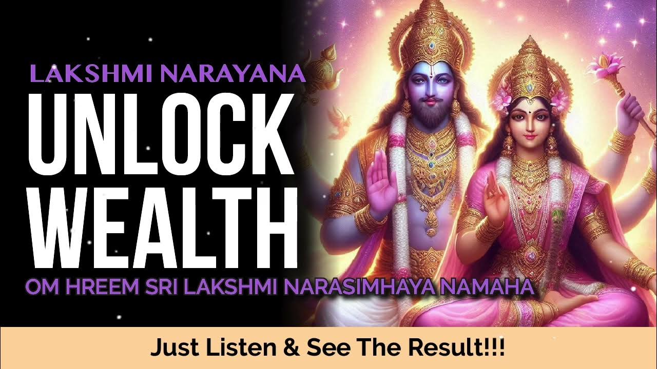 Lakshmi Narasimha Wealth Mantra | Om Hreem Sri Lakshmi Narasimhaya namaha 拉克斯米女神心咒 #Laxmi 吉祥女神💰💓 ...