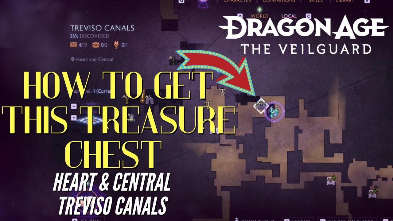 How to Get the Heart and Central Treasure Chest - Treviso Canals ...