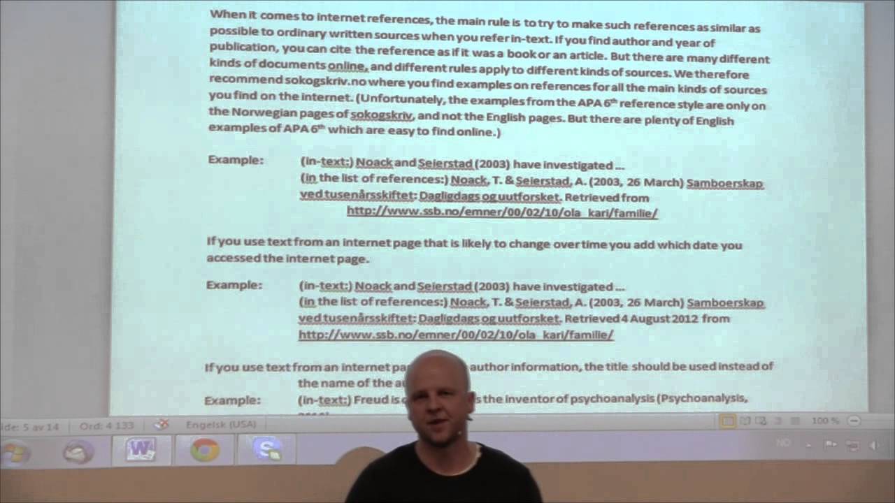 Detailed introduction to referencing - YouTube