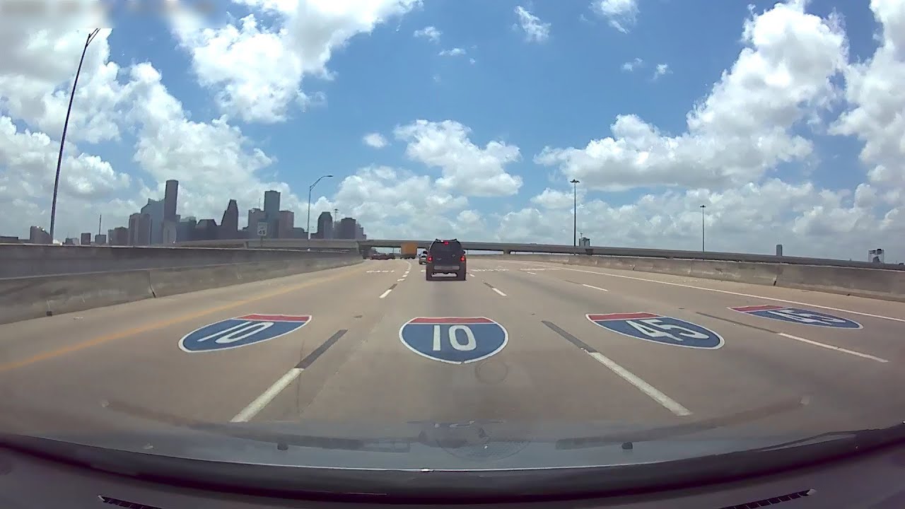 Houston Texas Highway Inside 610 Loop - YouTube