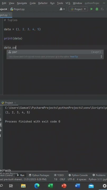 Python Tuples Pythonforbeginners Pythonprogramming Pythontutorial Youtube
