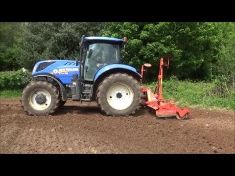 Power Harrowing the Maize Field 2019 - YouTube
