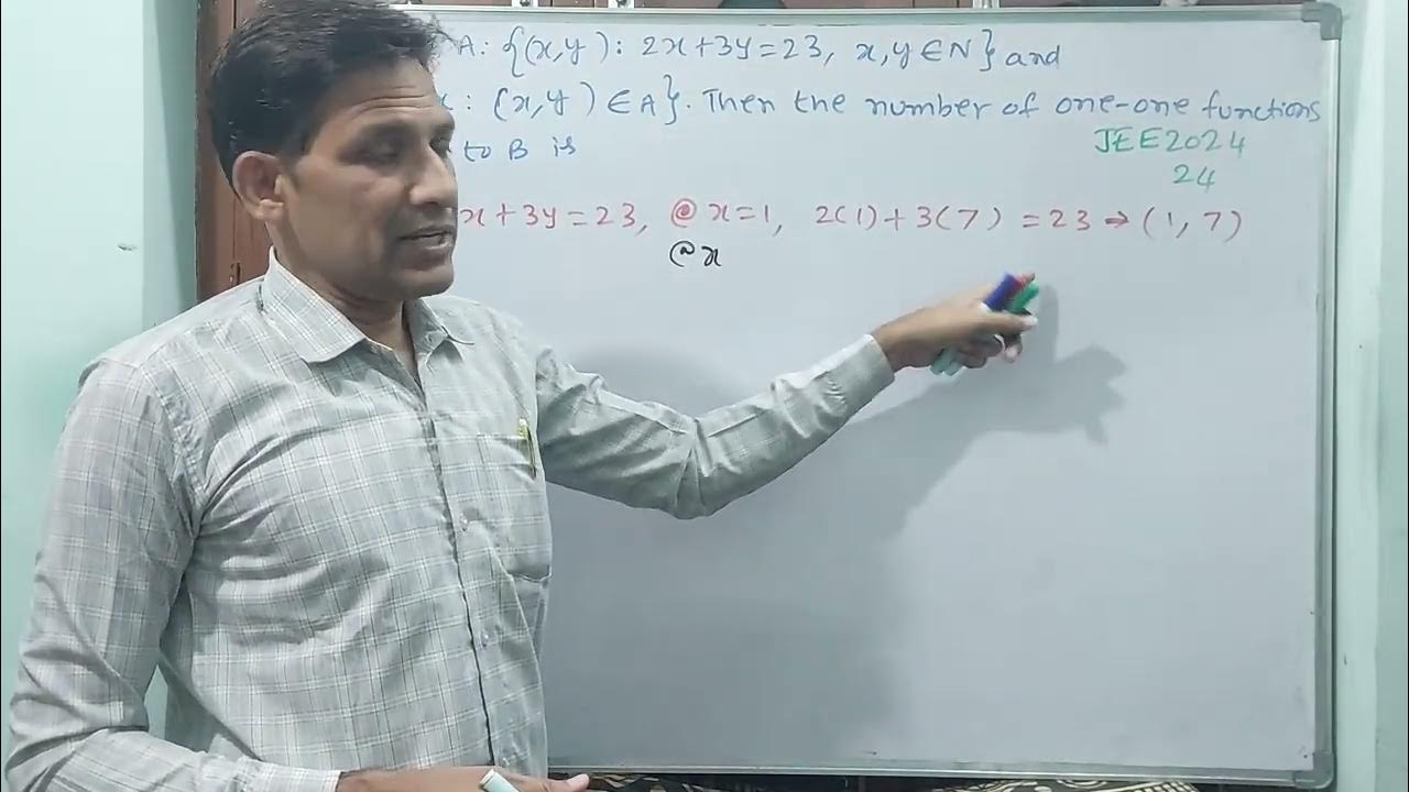 JEE 2024, RELATIONS AND FUNCTIONS 26 - YouTube