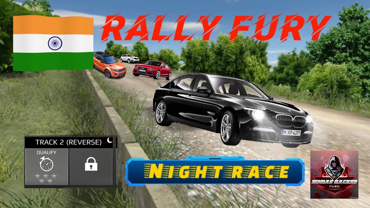 Rally fury Green fields Track 2🌜🌜🌜night mode qalify and multipayer race ...