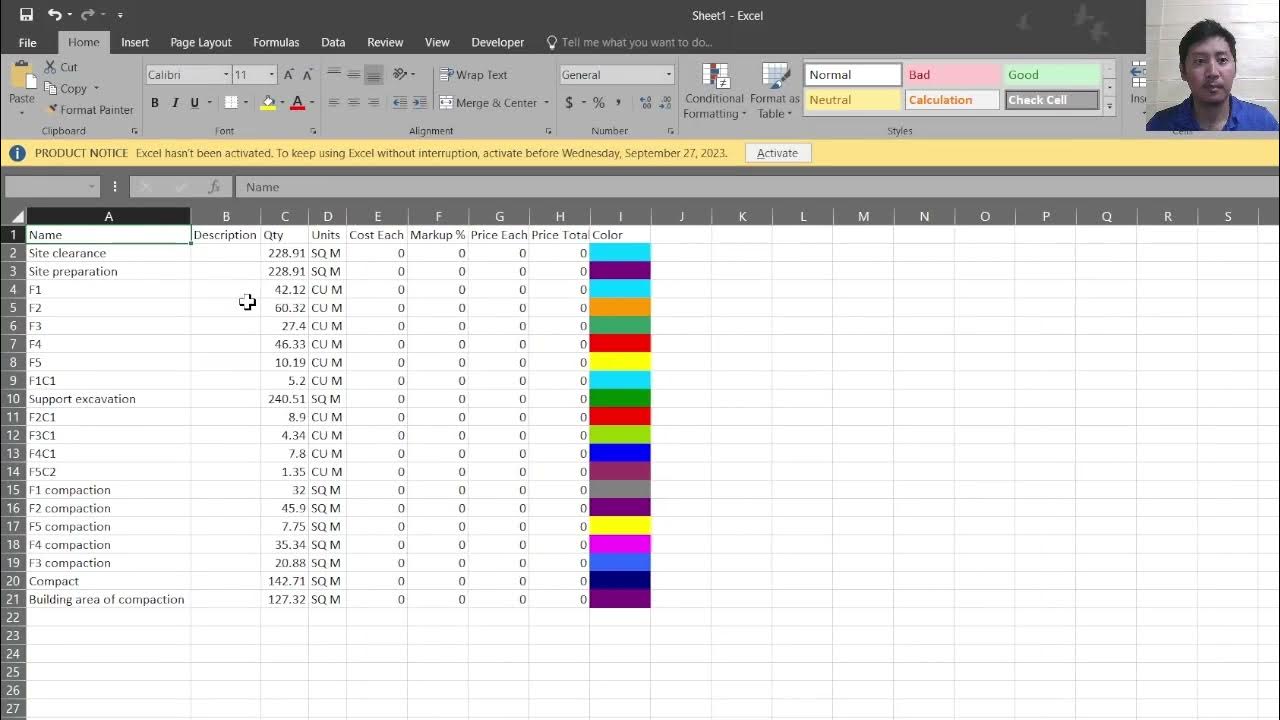 Estimation using PlanSwift - YouTube