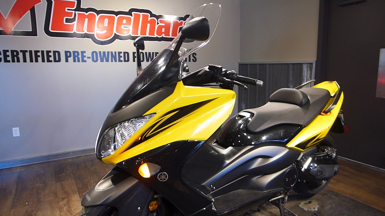 2009 Yamaha T-Max Cadmium Yellow - YouTube