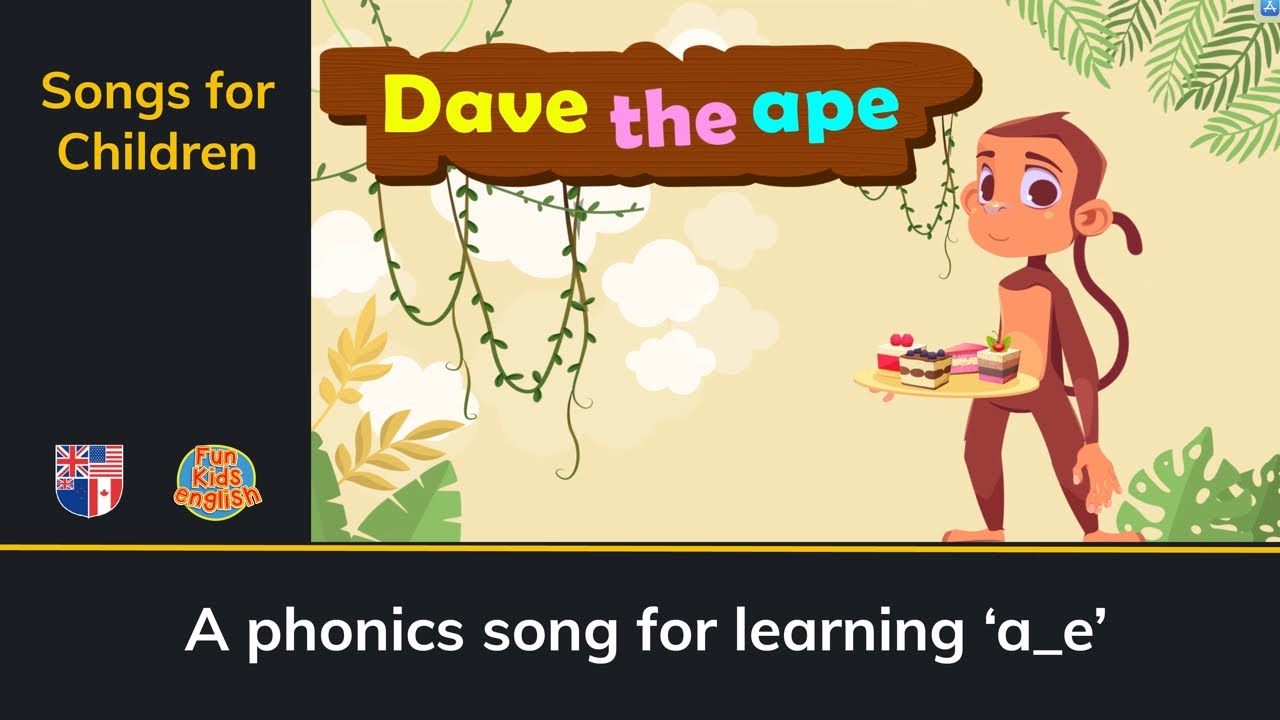 Phonics Song: Dave the Ape - YouTube