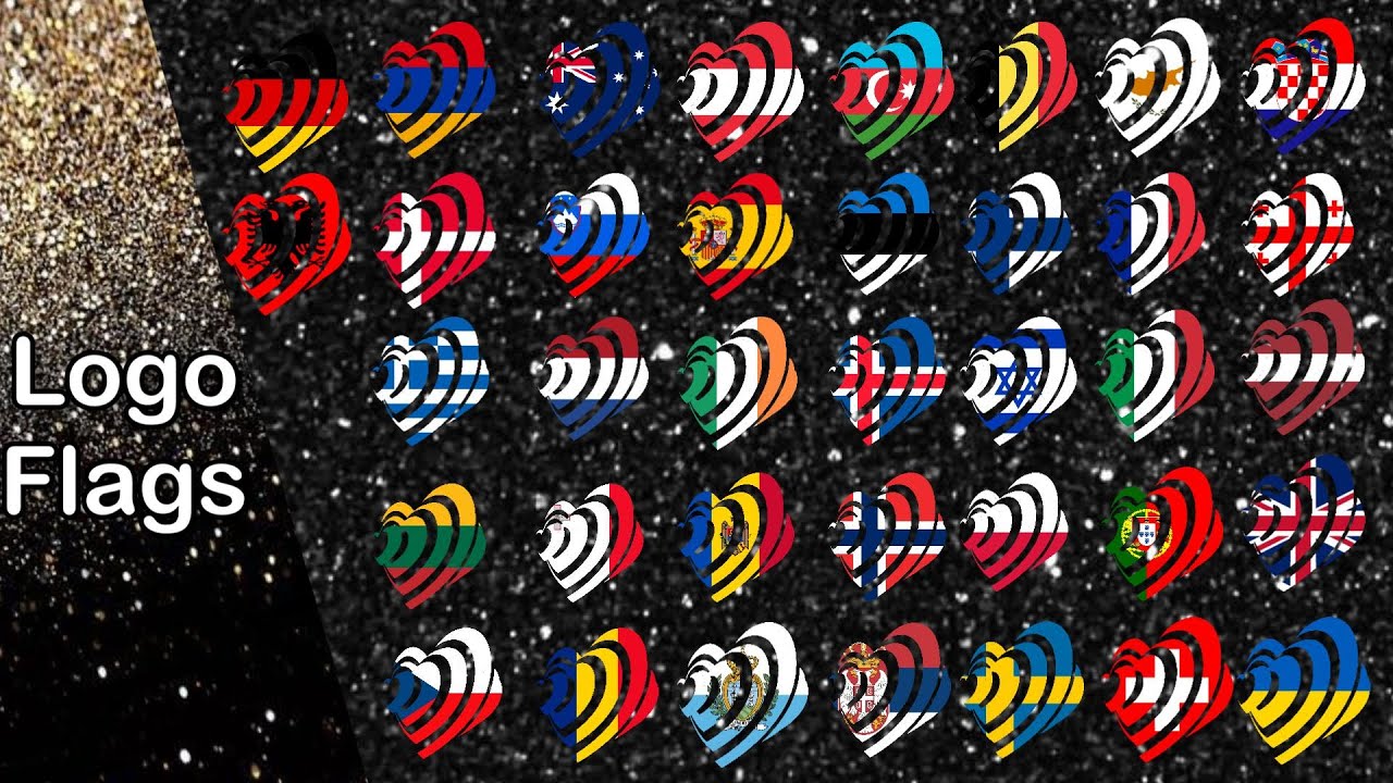 Eurovision 2023 | Logo Flags (Backgrounds + PNG) - YouTube