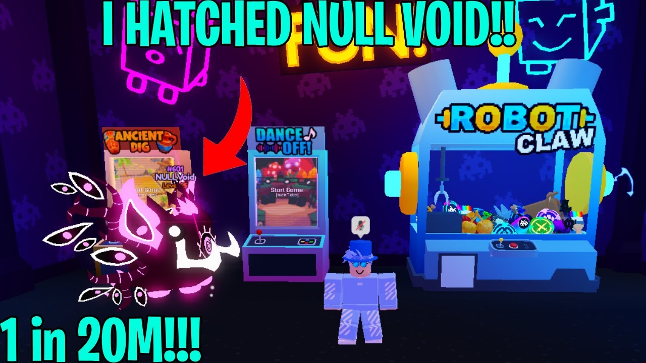 I HATCHED NULL VOID! 1 IN 20 MILLION!!! (Pet Catchers) - YouTube