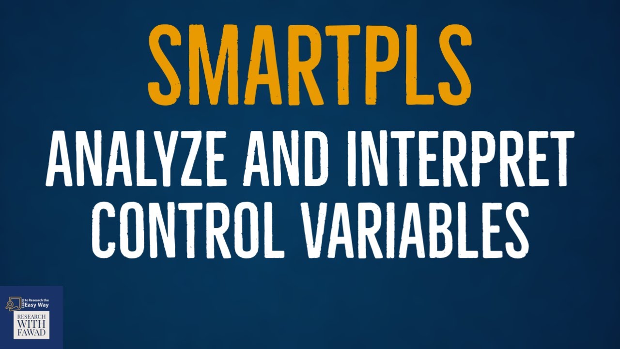 How To Add Control Variables In SmartPLS3 See Description YouTube How To Add Control Variables In SmartPLS3 See Description YouTube