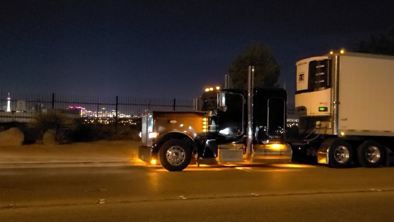 Stretched Peterbilt 389 | California To Vegas | Owner Operator Trucking ...