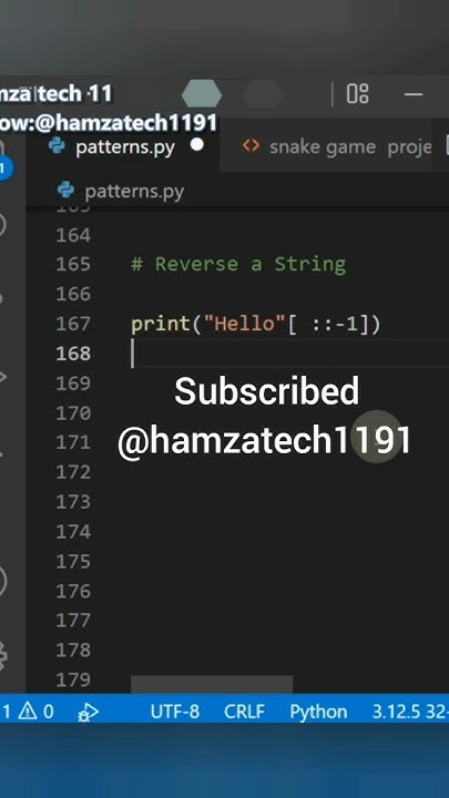 #coder #Reverse string in python #viralpython #viralshorts #viralvideo #coding #python #pycharm ...