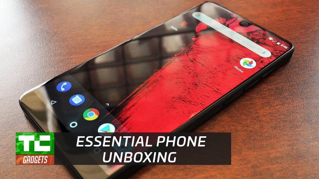 Essential phone unboxing - YouTube