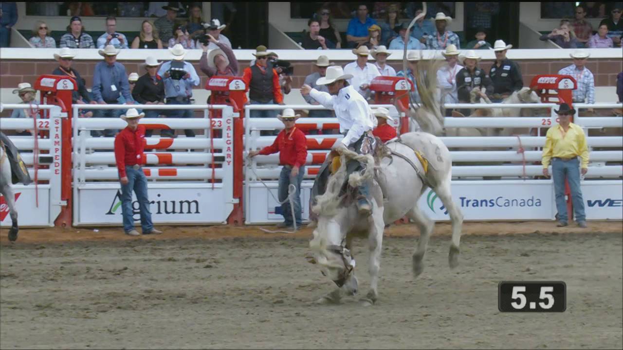 Calgary Stampede - Rodeo Highlights of the Day - Day 3 - YouTube