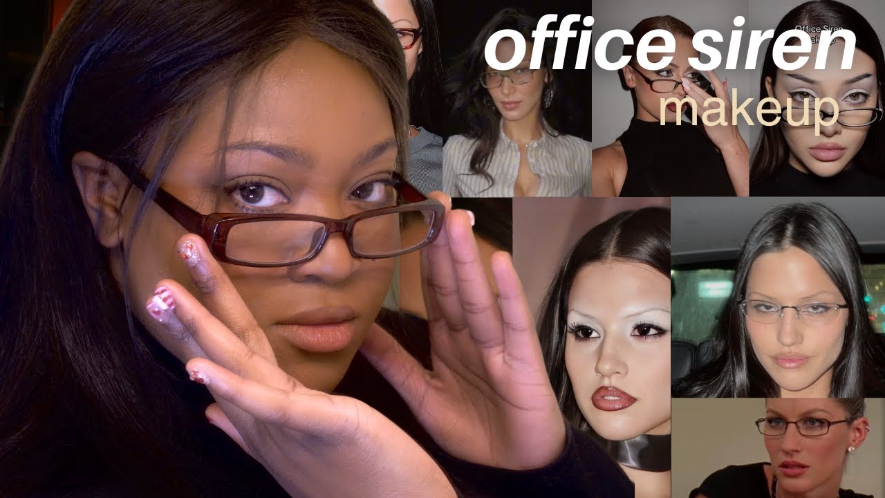 office siren makeup tutorial black girl edition ⋆.˚ ᡣ𐭩 .𖥔˚ lets get y2k ...