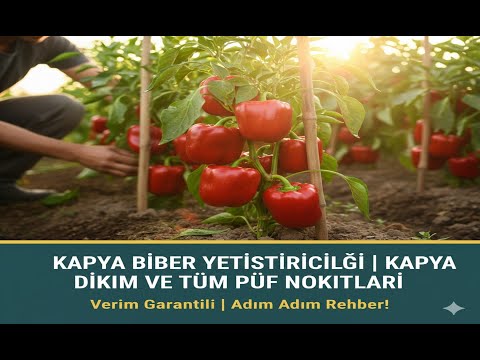 Kırmızı Biber , Kapya Biber Salçalık Biber Yetiştiriciliğinin Püf Noktaları