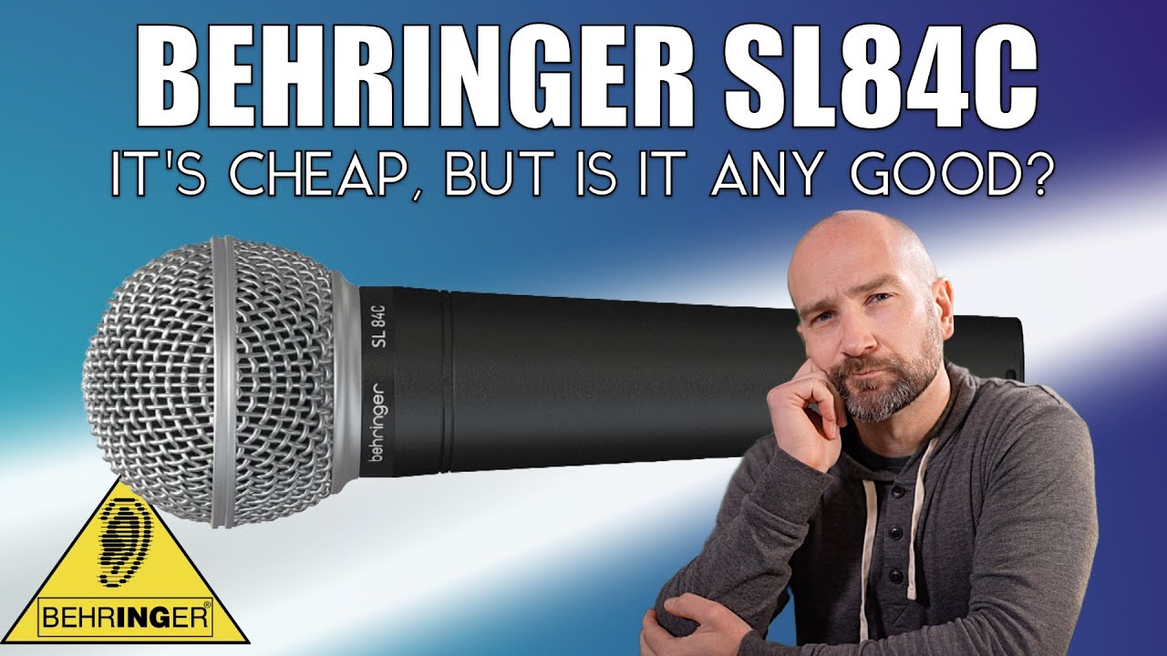 The $12 Behringer SL 84C Microphone. My Full Review for Podcast and ...