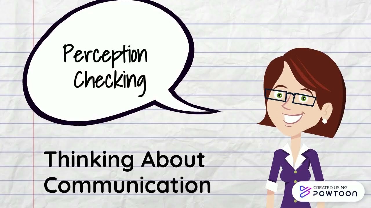 Thinking About Communication: Time for A Perception Check - YouTube