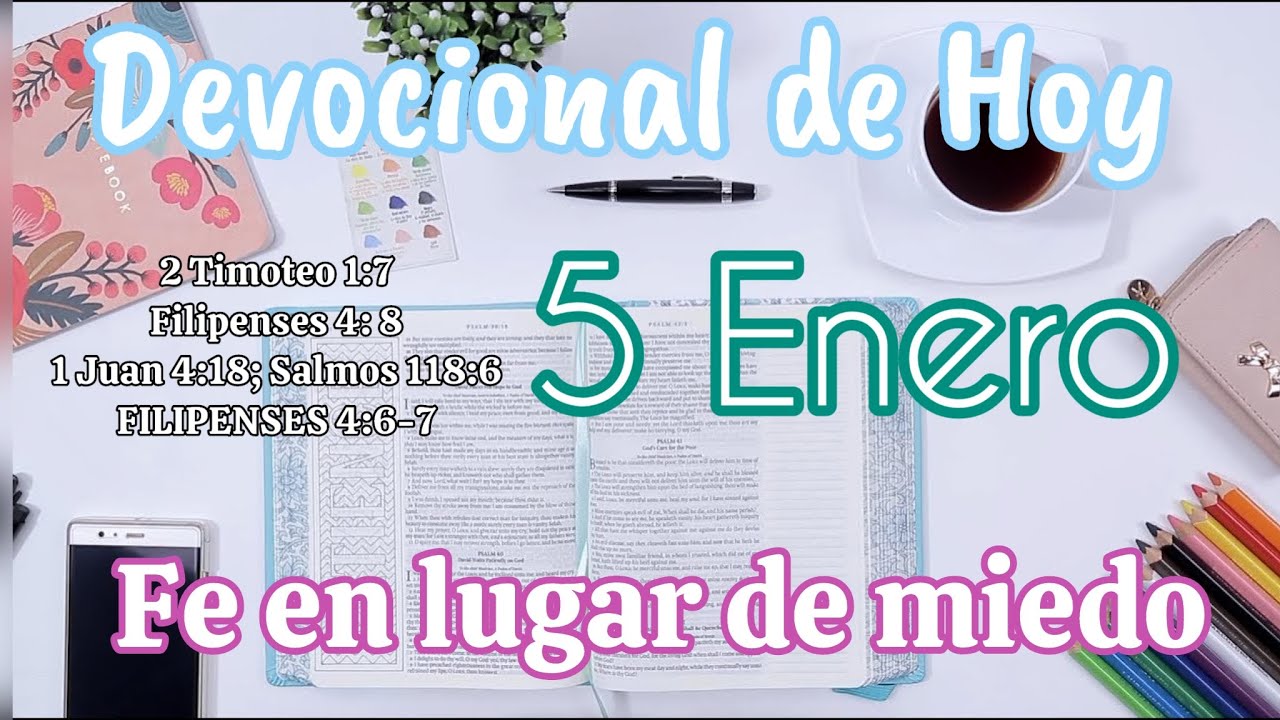 Devocional de hoy 5 Enero | Devocionales cristianos | Devocionales diarios | Devocional - YouTube