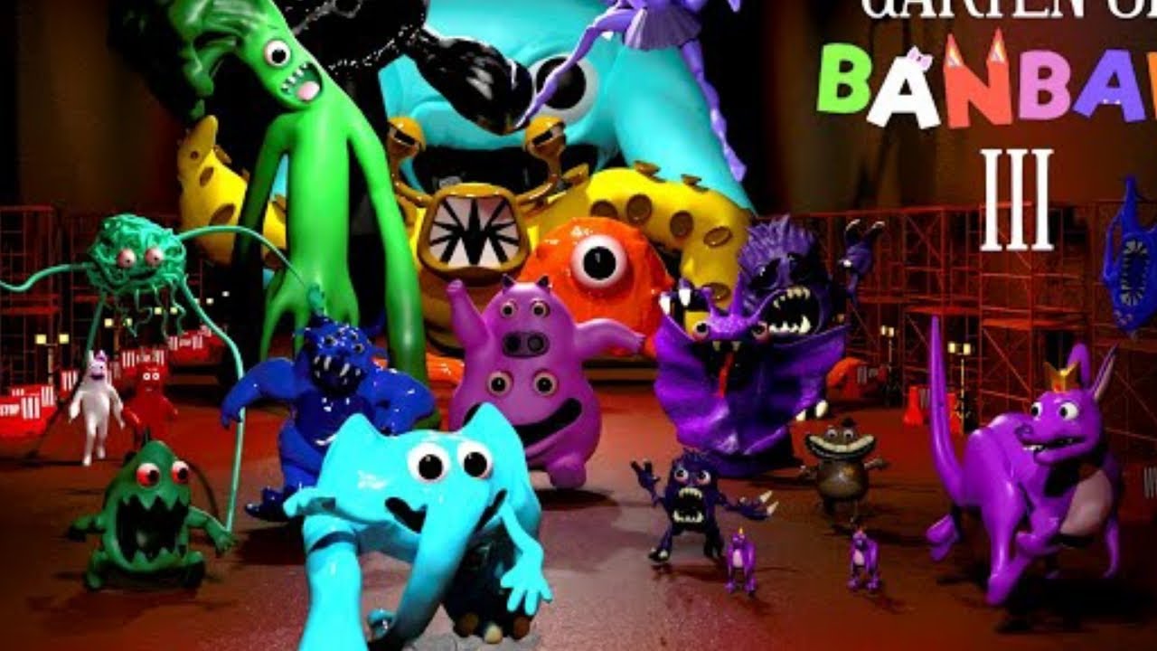 garden of banban 3 fan made by buggy huggy not mine - YouTube