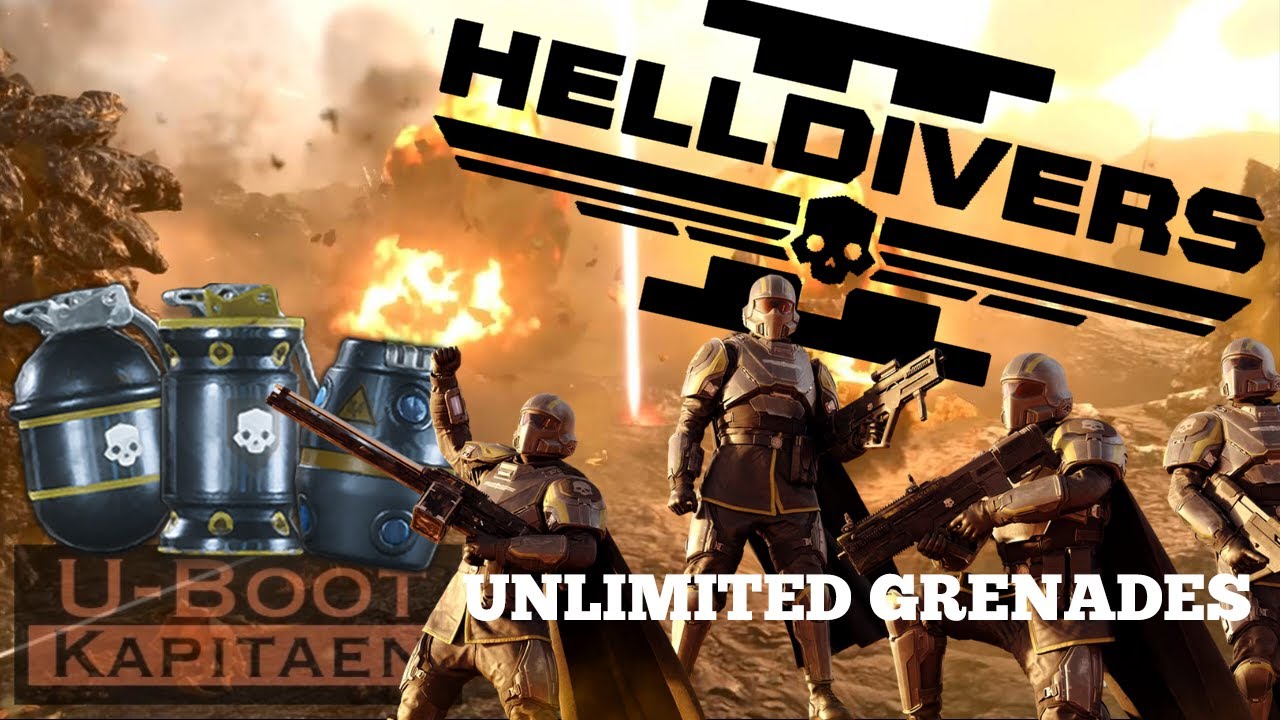 UNLIMITED GRENADES - Helldivers™ 2 (GLITCH) - YouTube