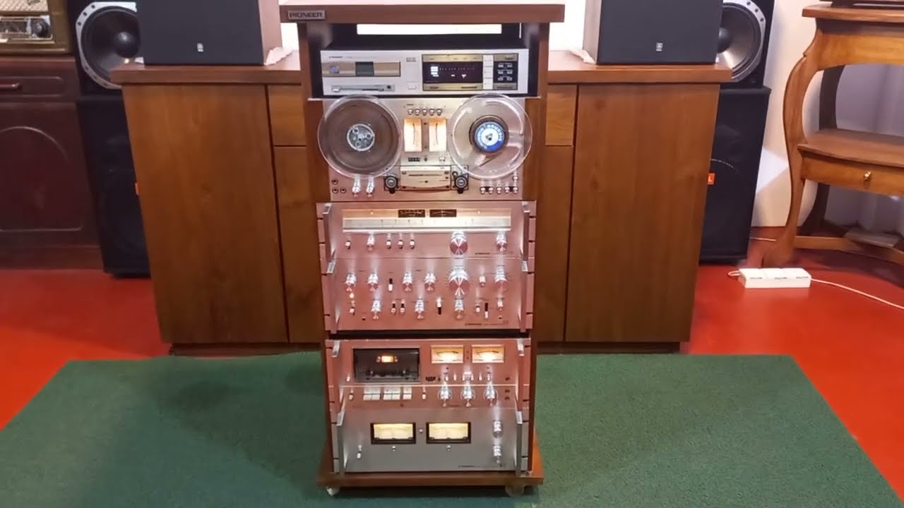PIONEER Spec Complete Rack System (BASE 7) C-77, M-77, F-73, RT-701, CT-97, P-D70 - YouTube