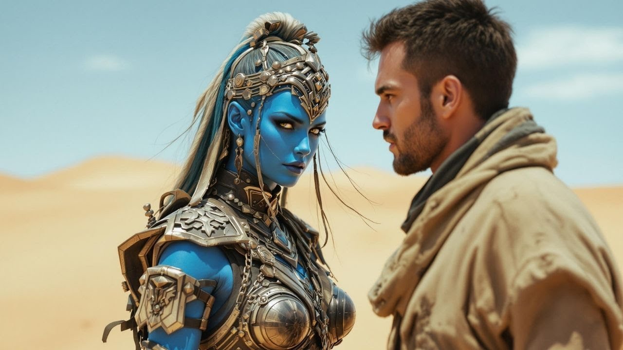 the warrior alien woman says she has to fulfill every wish of the human ...