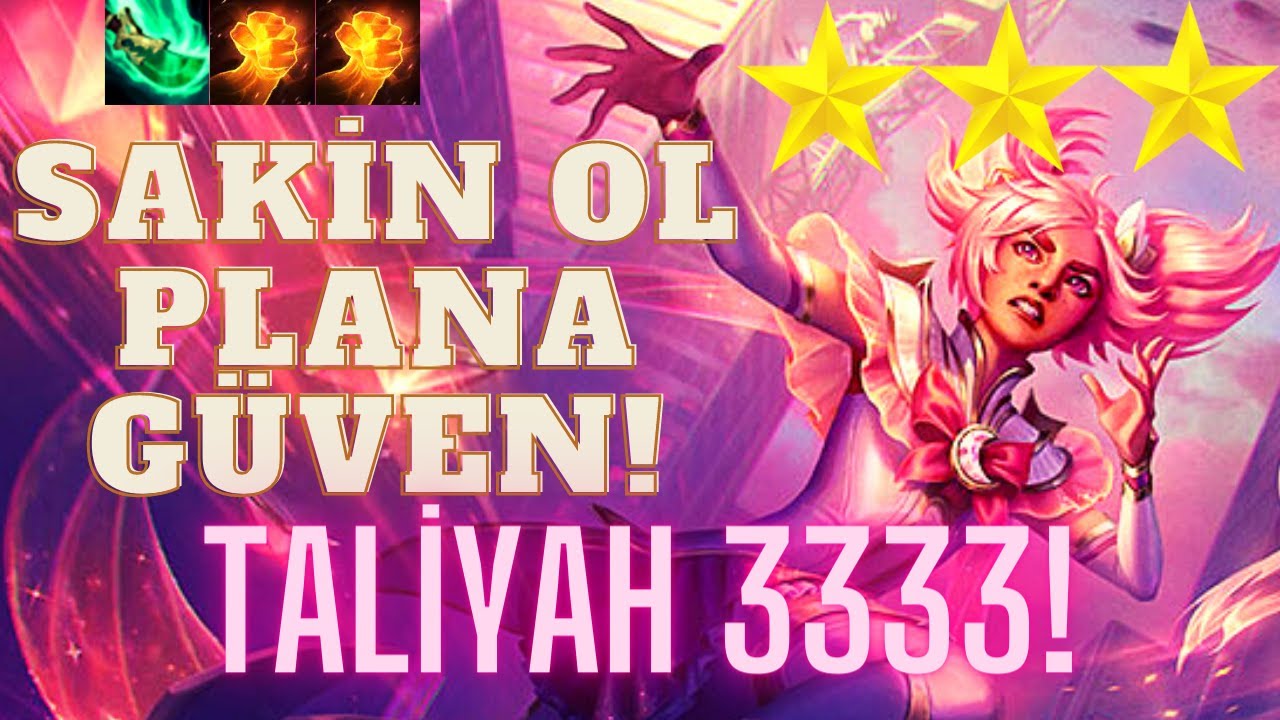 Nihi Tft ⭐⭐⭐ Talİyah TaŞi Bİzİ Talİyah 5 Yildiz Muhafizi 3 Sİper