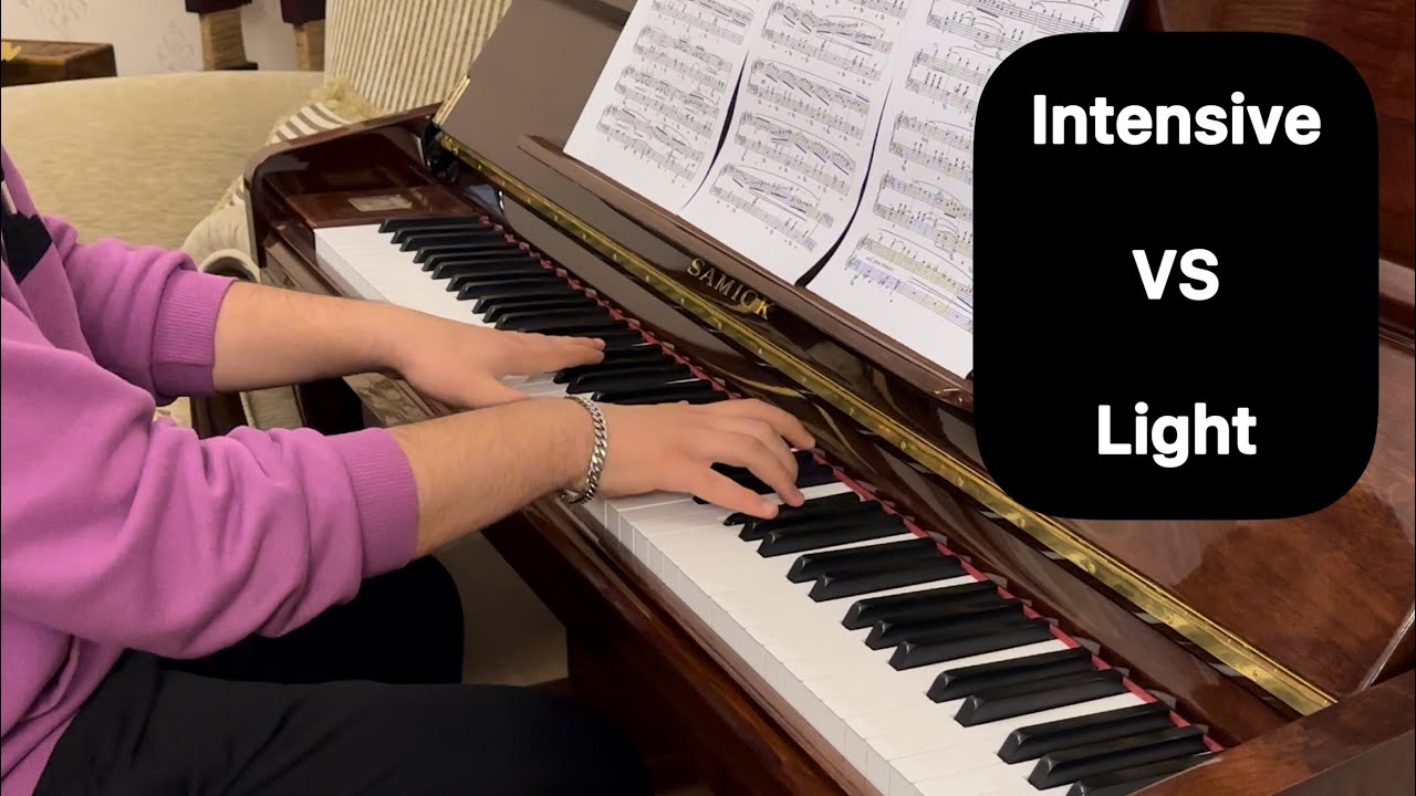 A student who practiced “a lot” VS who practiced “less” - YouTube