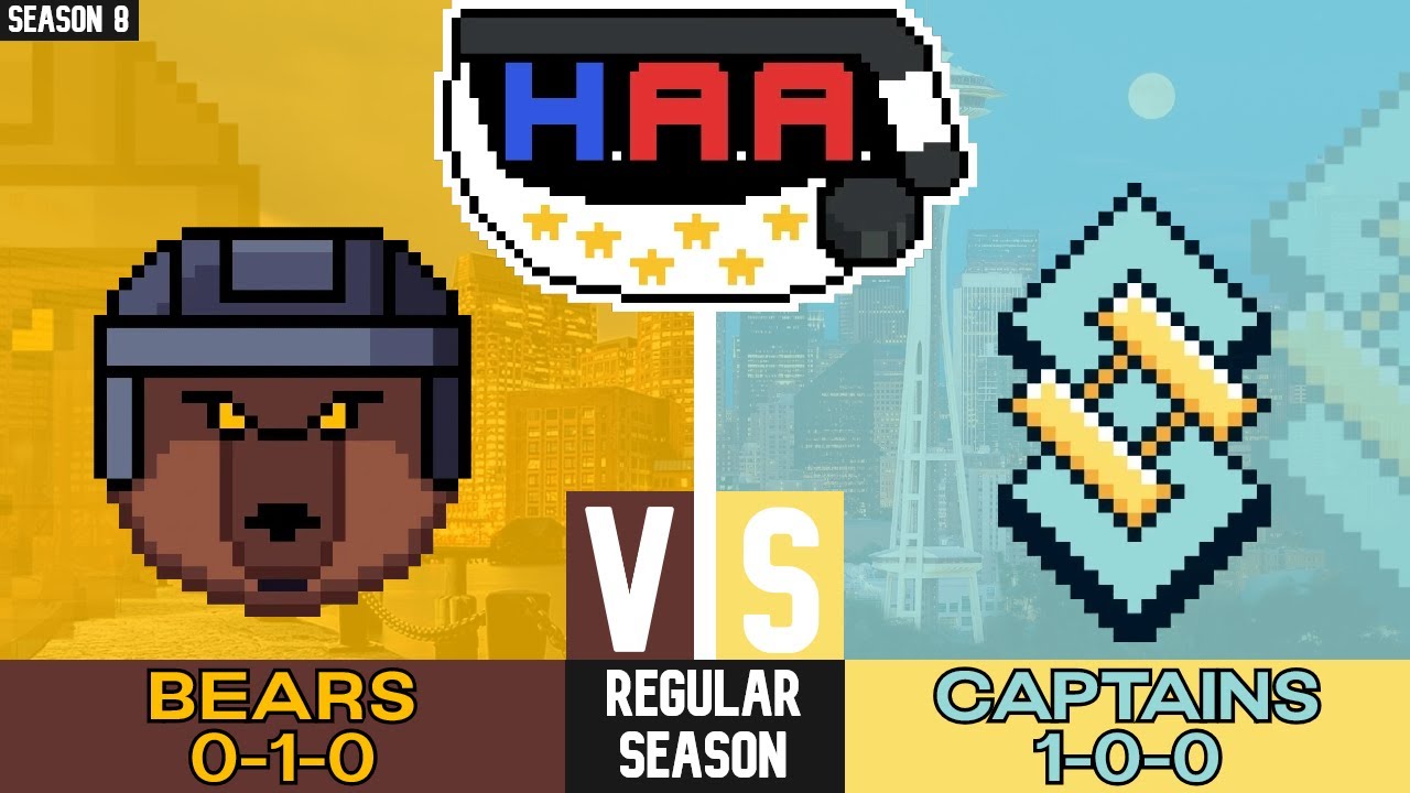 HAA Season 8, Game 2 | Boston Bears (0-1-0) @ Seattle Captains (1-0-0 ...